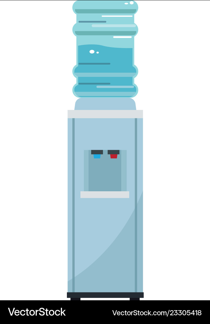 Water Dispenser Cartoon Royalty Free Vector Image