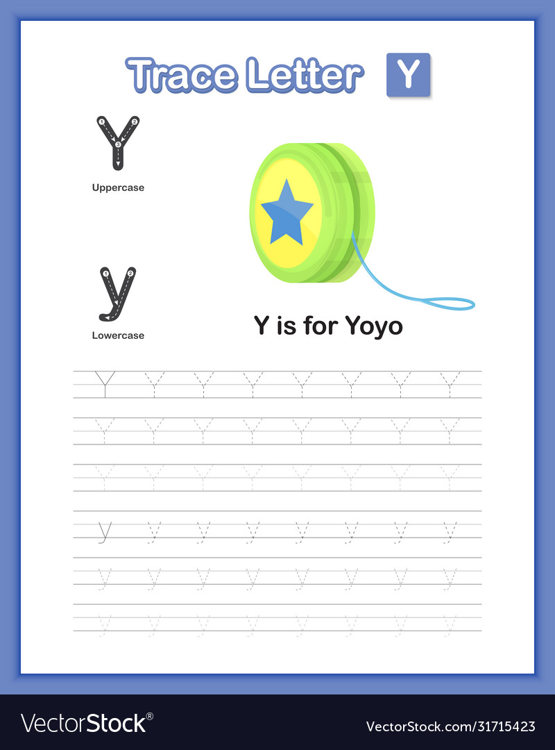 A-z lowercase letter hand writing practice book Vector Image