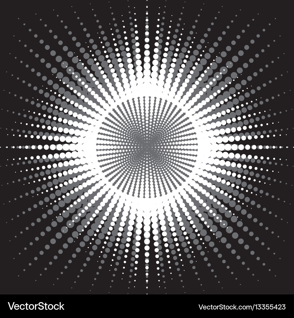 Abstract geometric black and white graphic design Vector Image