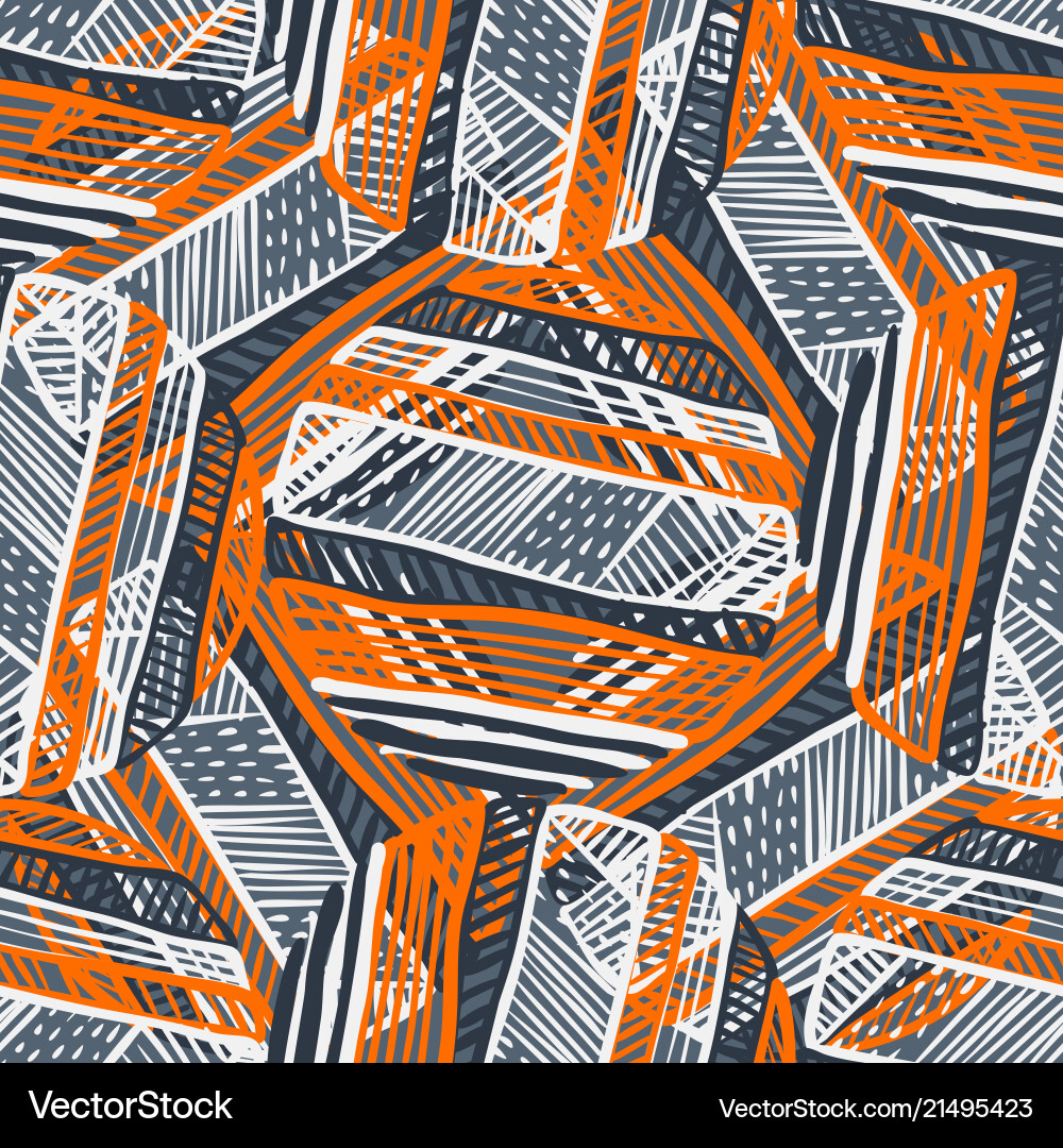 Abstract seamless pattern for girls boys Vector Image