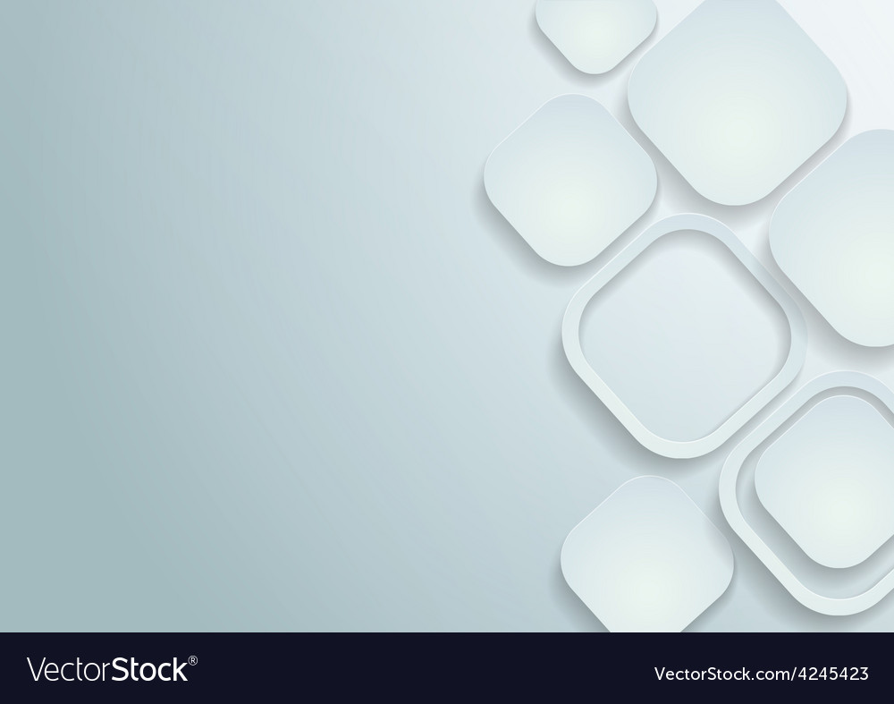 Paper rounded rectangles background Royalty Free Vector