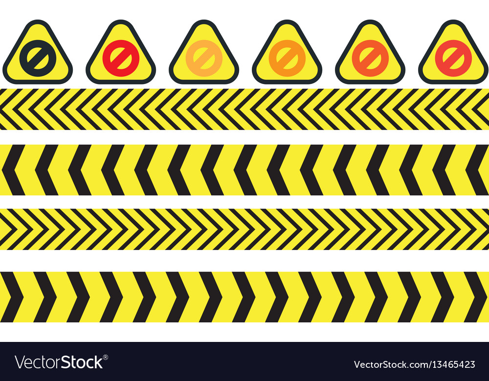 Warning icons Royalty Free Vector Image - VectorStock