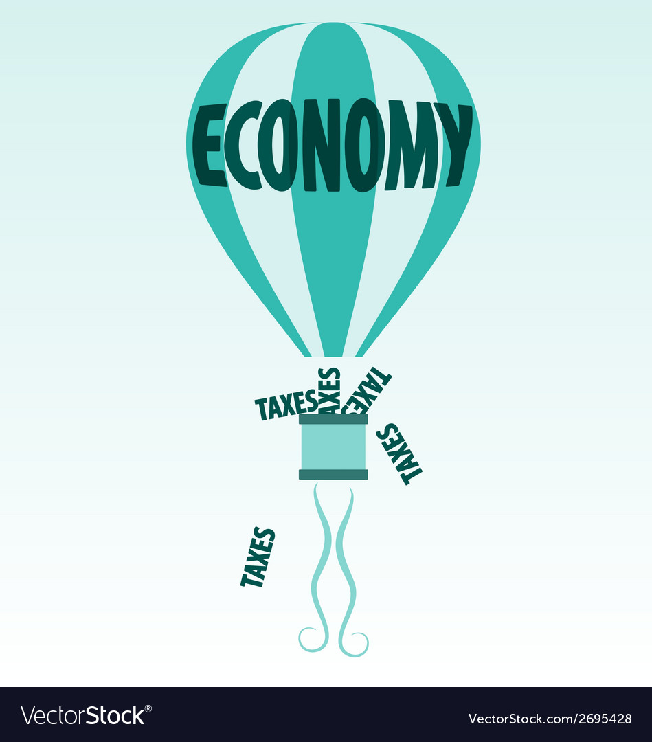Economy and taxes Royalty Free Vector Image - VectorStock