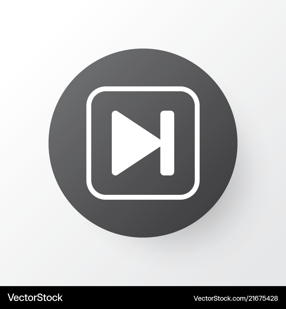 Fast forward song icon symbol premium quality Vector Image