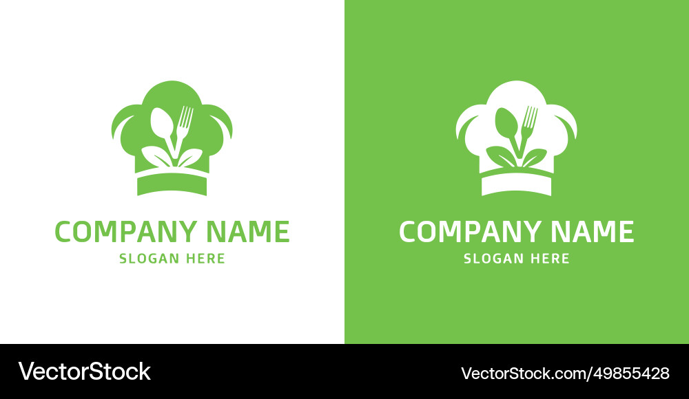 Food chef restaurant logo design template chef Vector Image