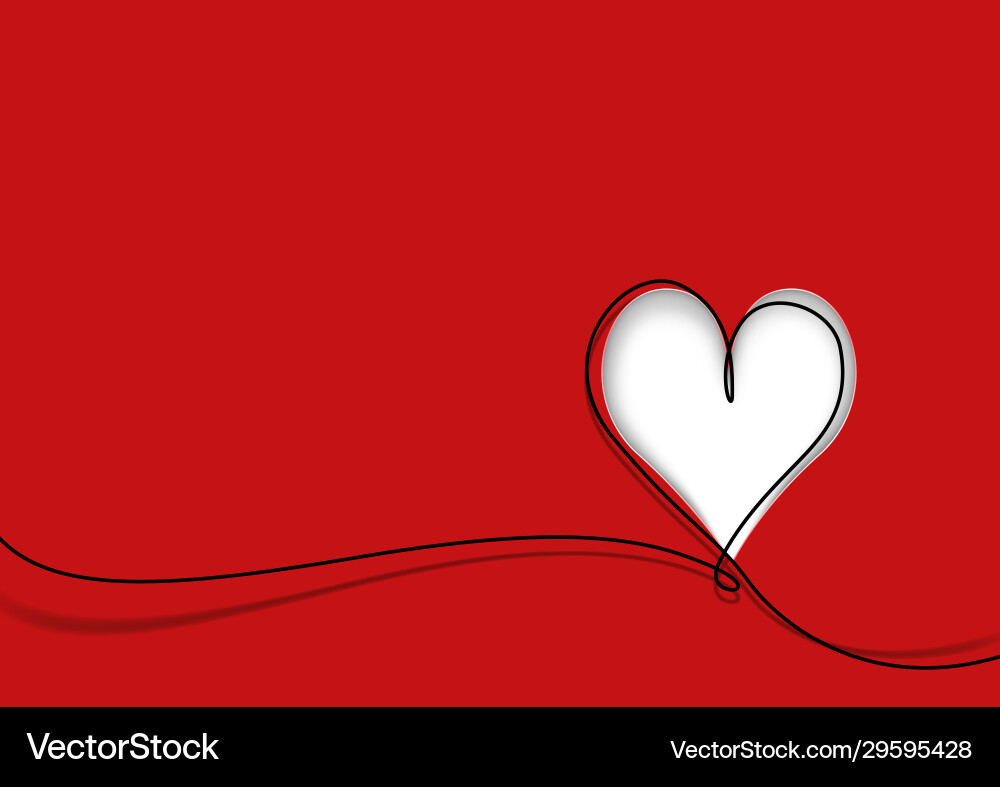 Greeting card with cute heart shape Royalty Free Vector