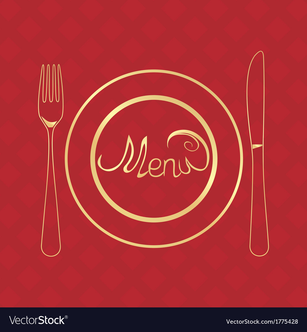 Menu Royalty Free Vector Image - VectorStock