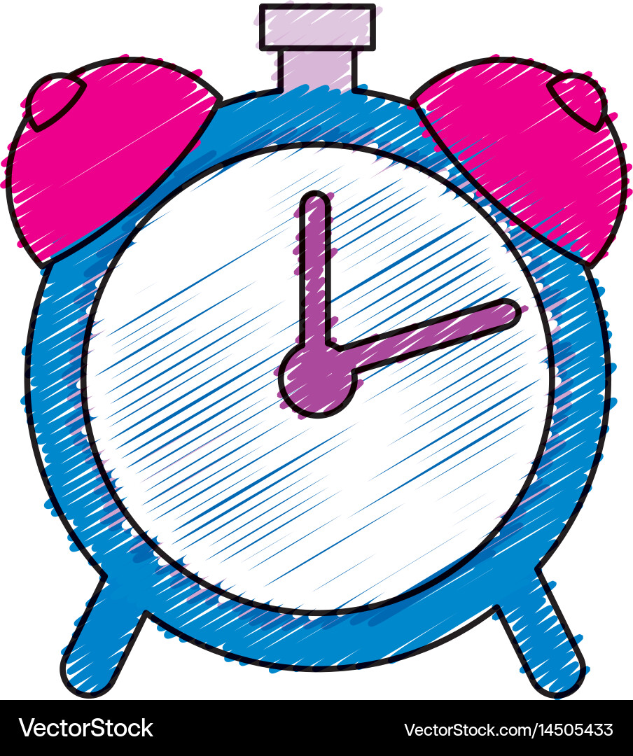 Alarm watch isolated icon Royalty Free Vector Image