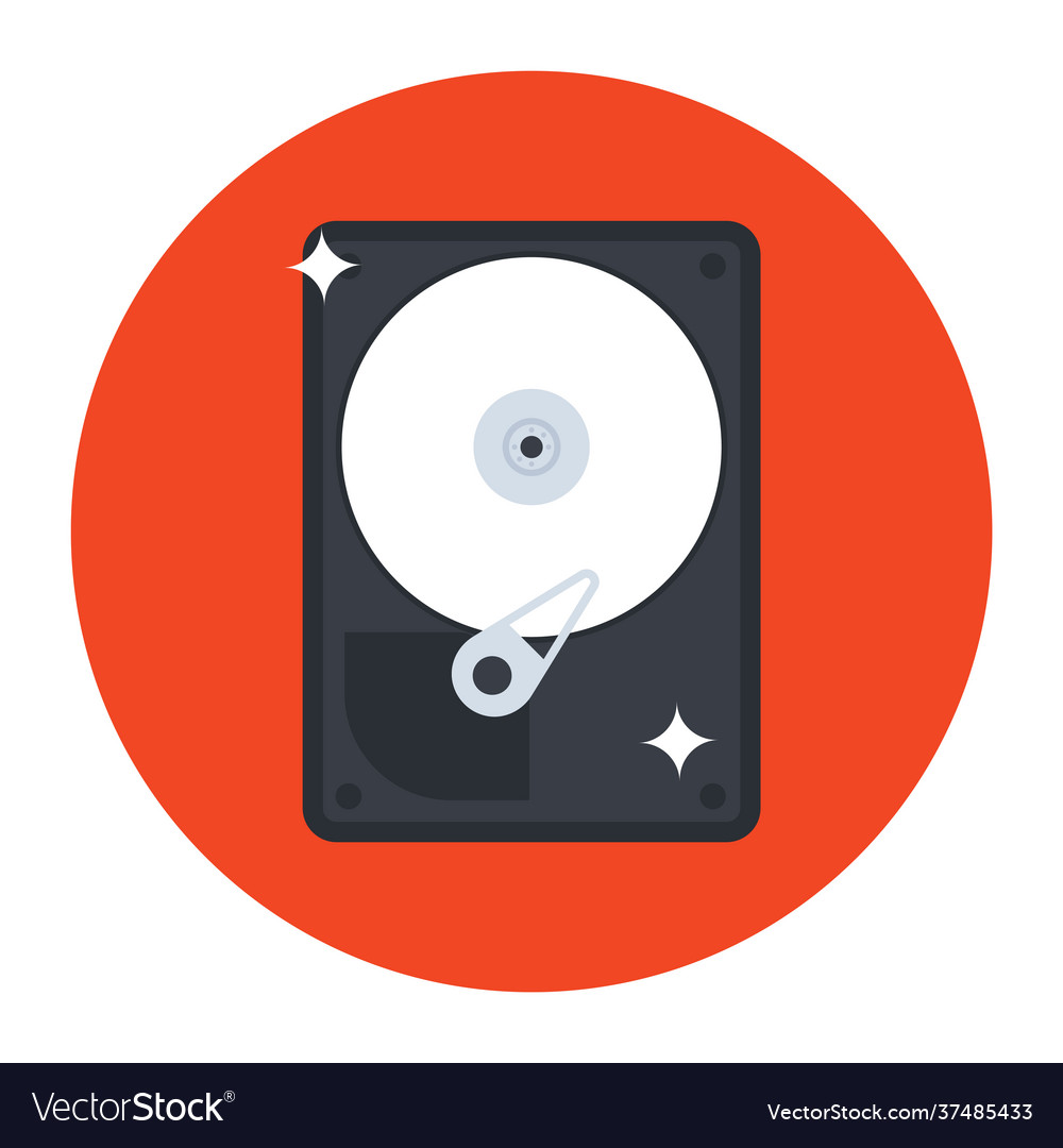 Hard disk Royalty Free Vector Image - VectorStock