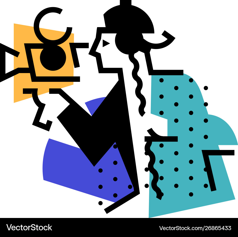 Operator director icon a man with movie Royalty Free Vector
