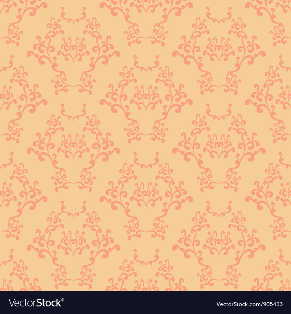 Seamless wallpaper pattern Royalty Free Vector Image