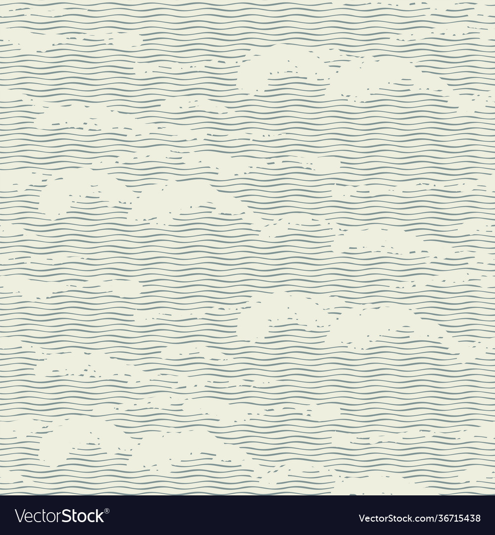 Seamless pattern with abstract wavy pattern Vector Image