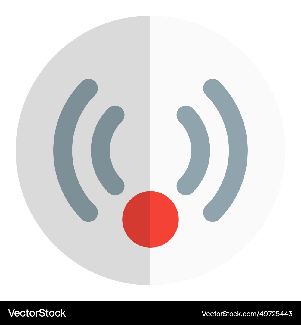 Alerts on detecting smoke for fire safety Vector Image