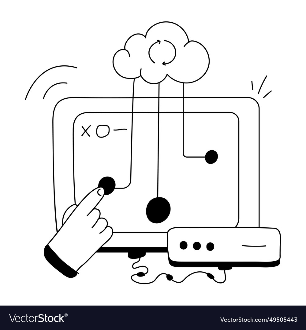 Cloud Computing Royalty Free Vector Image Vectorstock