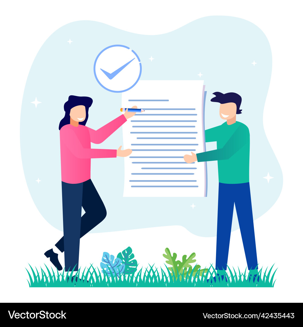 Graphic cartoon character of data and document Vector Image