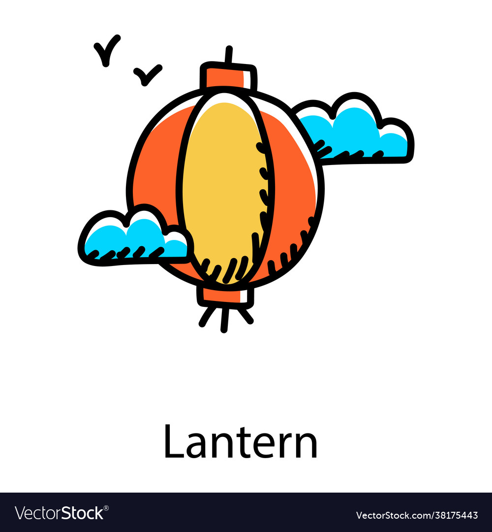 Lantern Royalty Free Vector Image - VectorStock
