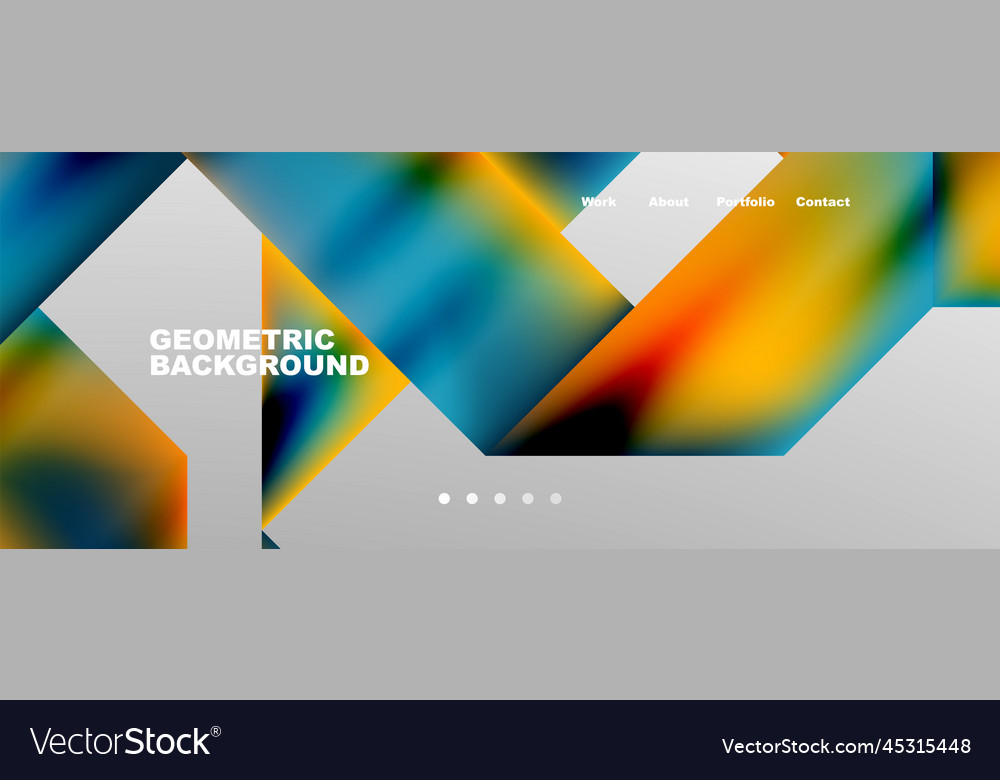 Dynamic lines triangles rectangles geometric Vector Image