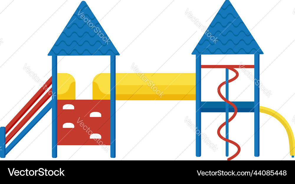 Playground icon cartoon play ground Royalty Free Vector
