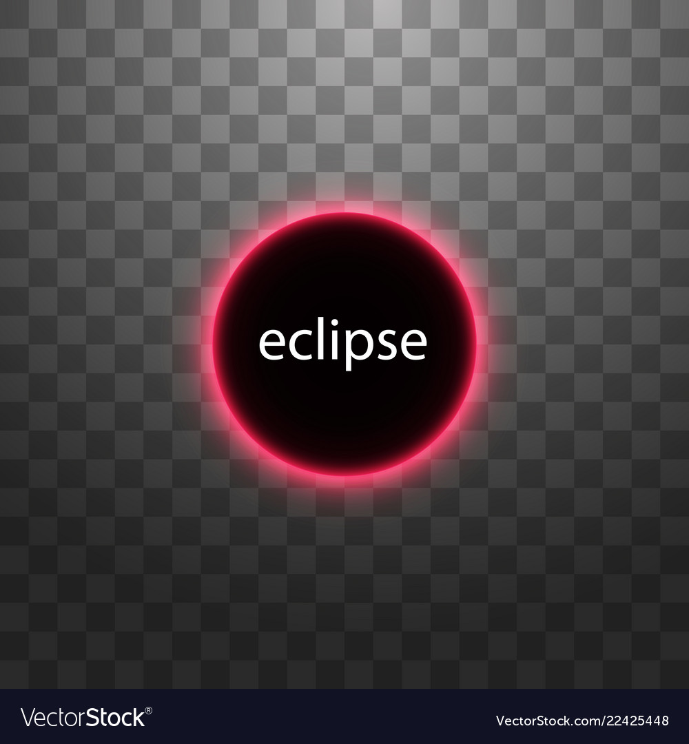 Total solar eclipse Royalty Free Vector Image - VectorStock