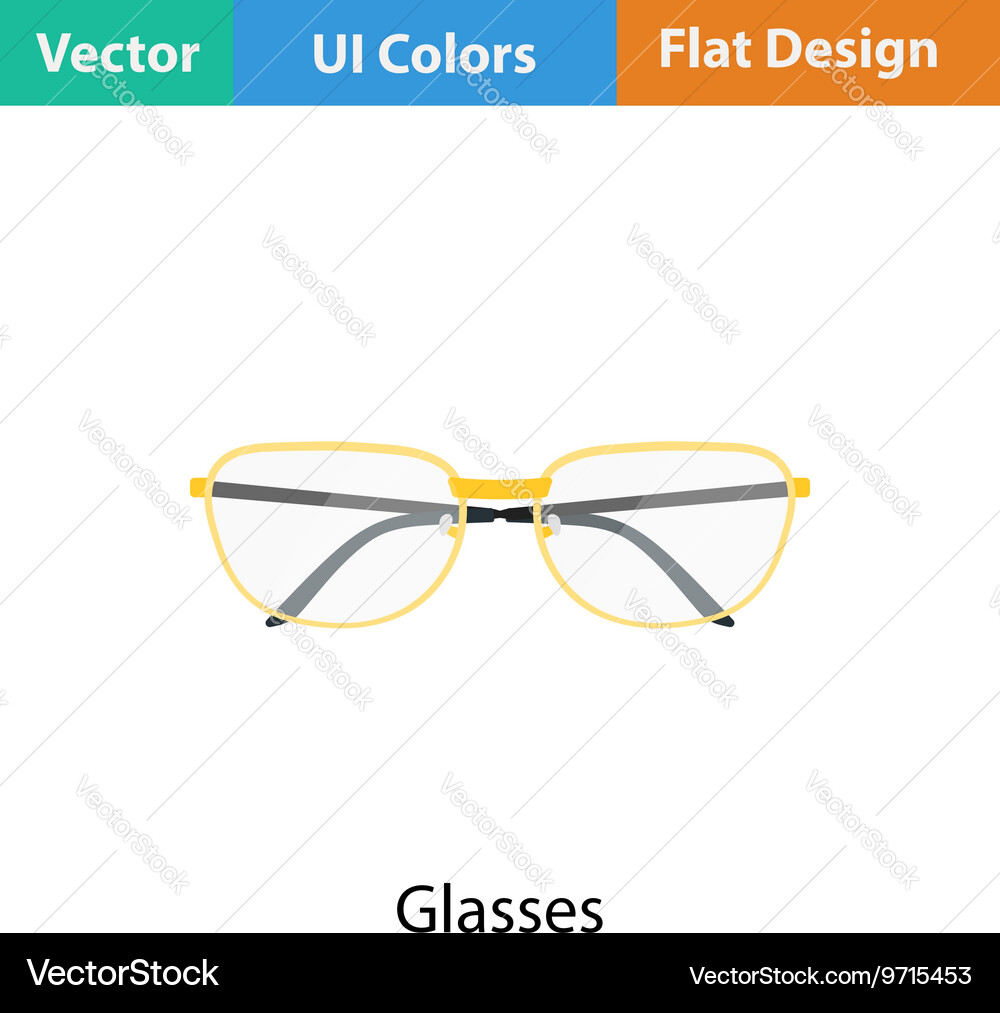 Glasses icon Royalty Free Vector Image - VectorStock