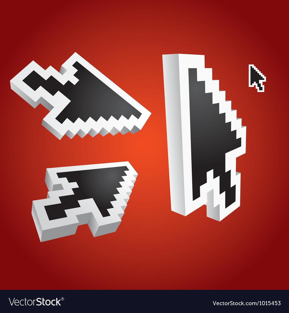 Mouse arrow pointers Royalty Free Vector Image