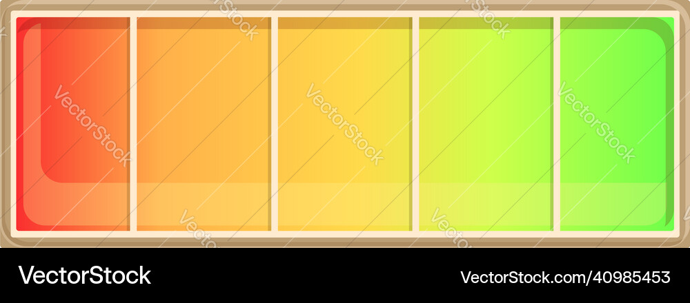 Opinion scale icon cartoon customer Royalty Free Vector