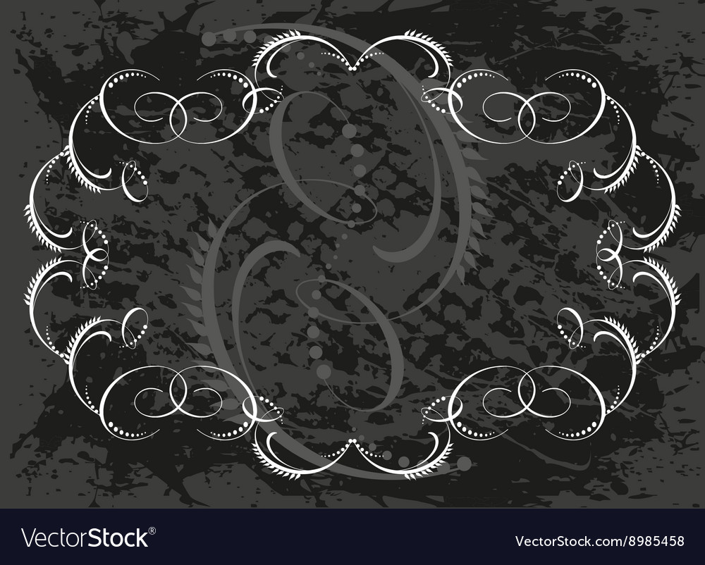 Decorative frame with pattern Royalty Free Vector Image