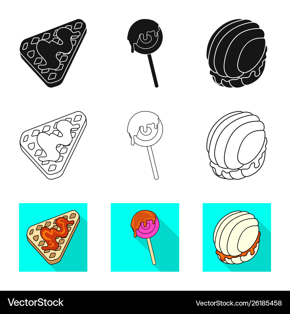 Design confectionery and culinary logo Royalty Free Vector