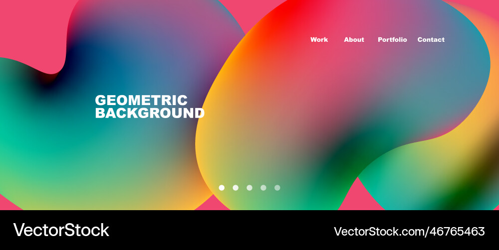 Liquid fluid shapes with flowin gradients abstract
