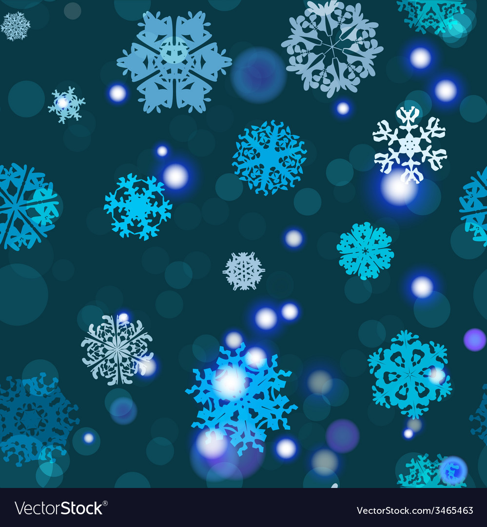 Snowflakes winter seamless texture endless pattern