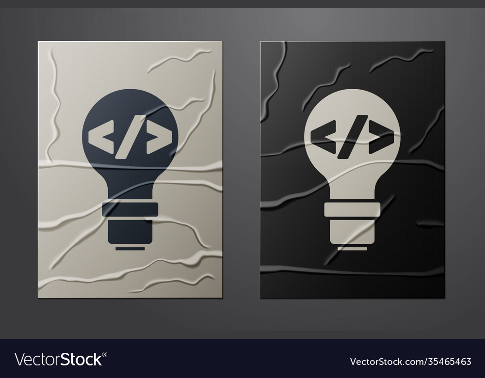 White web design and front end development icon Vector Image