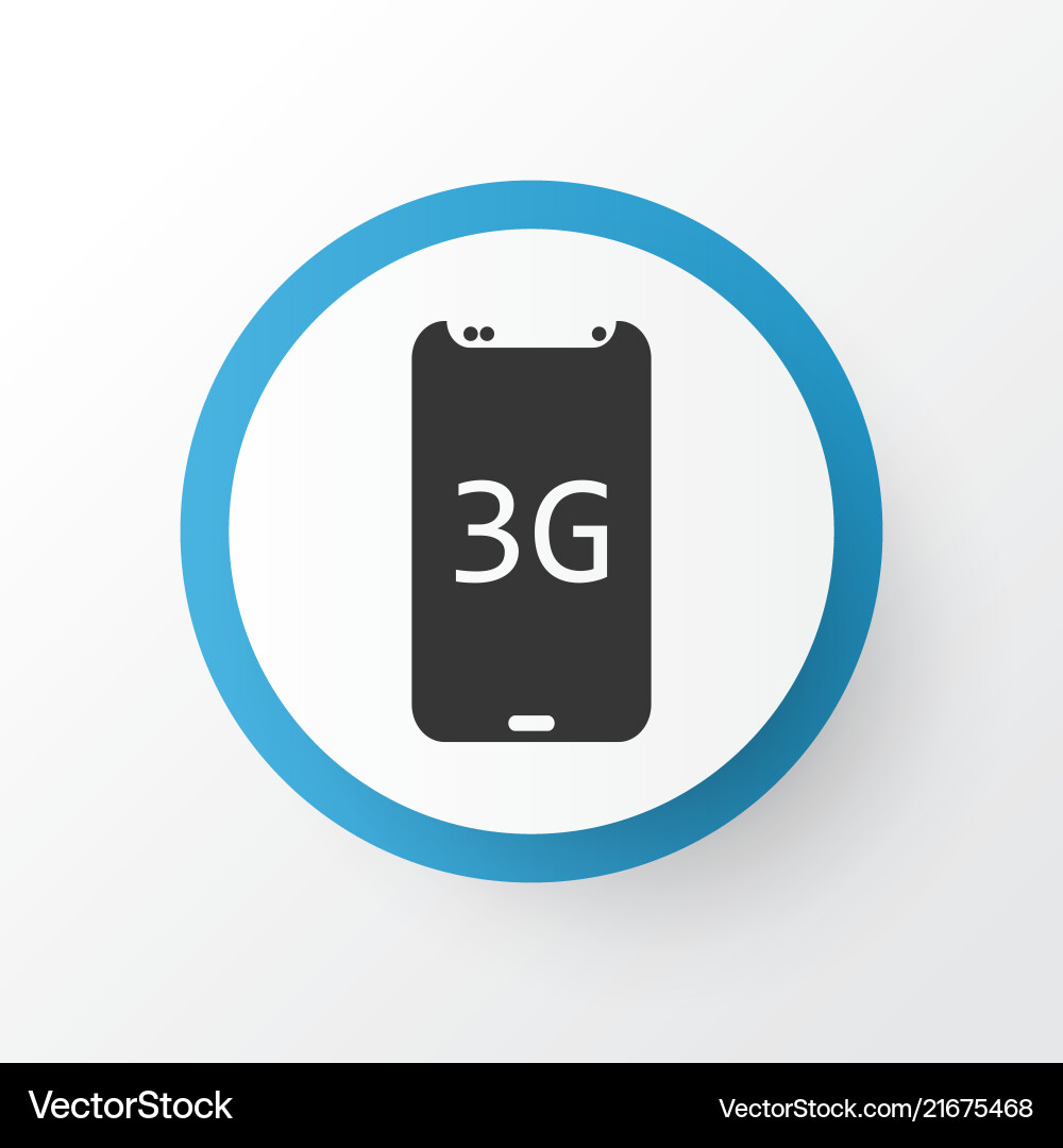 3g smartphone icon symbol premium quality Vector Image