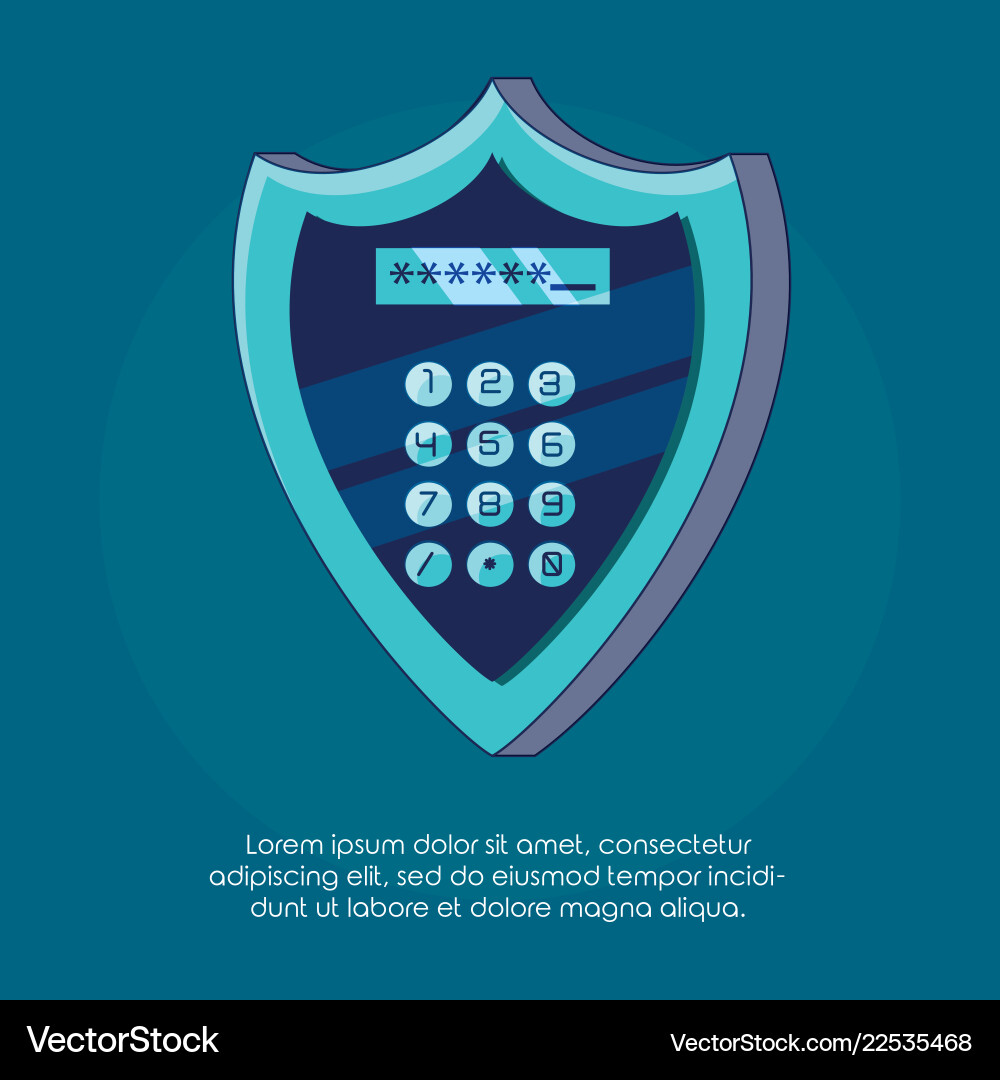 Privacy police design Royalty Free Vector Image