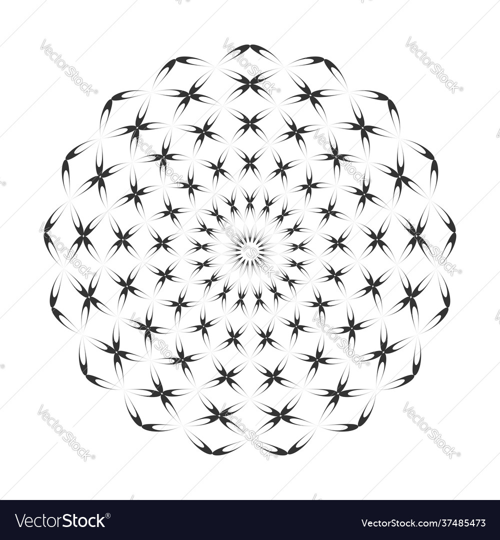 Abstract circle pattern Royalty Free Vector Image