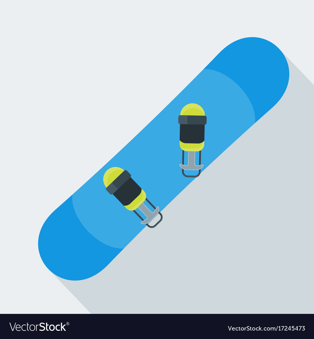 Isolated snowboard icon Royalty Free Vector Image