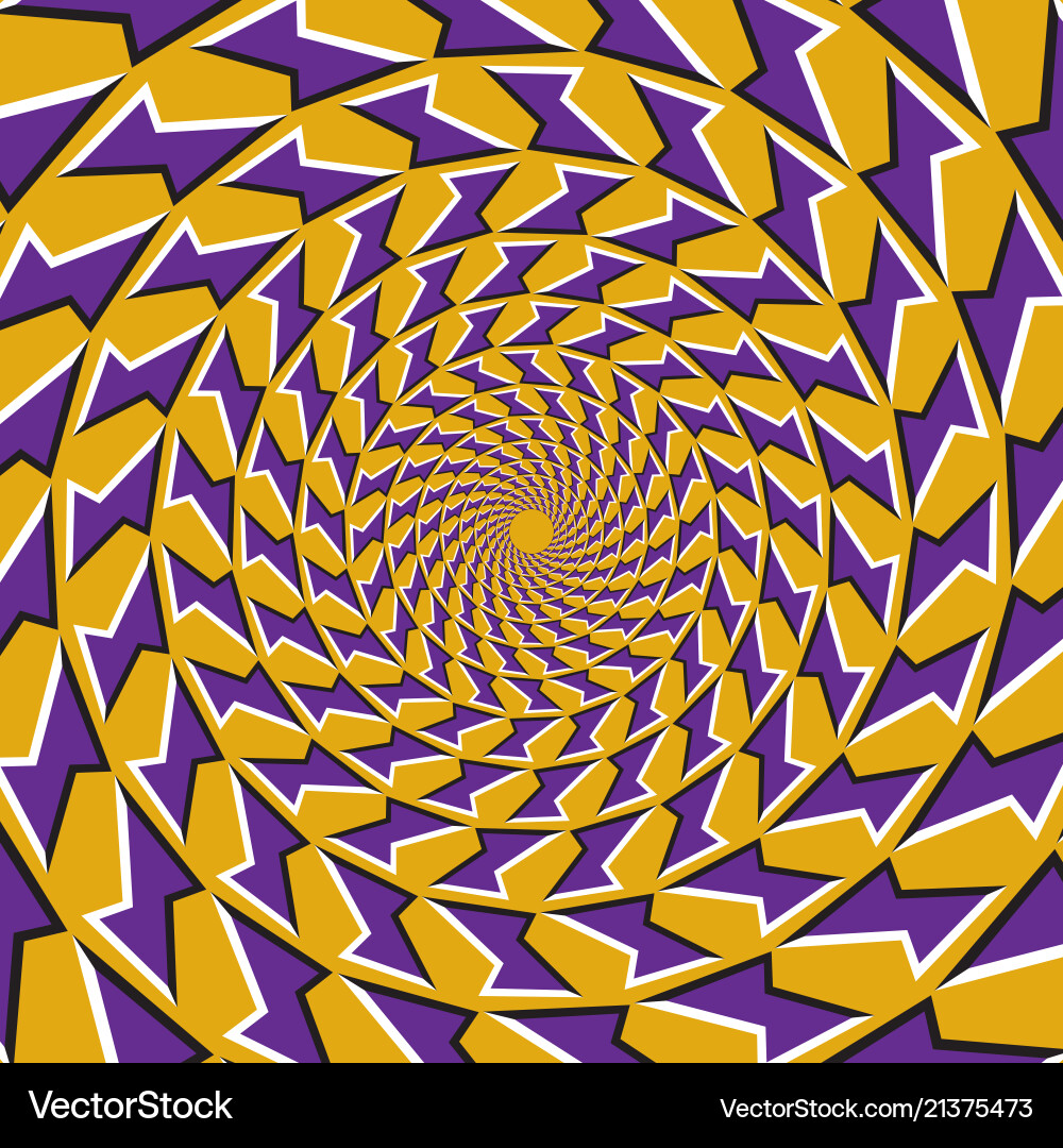 Optical purple shapes fly apart Royalty Free Vector Image