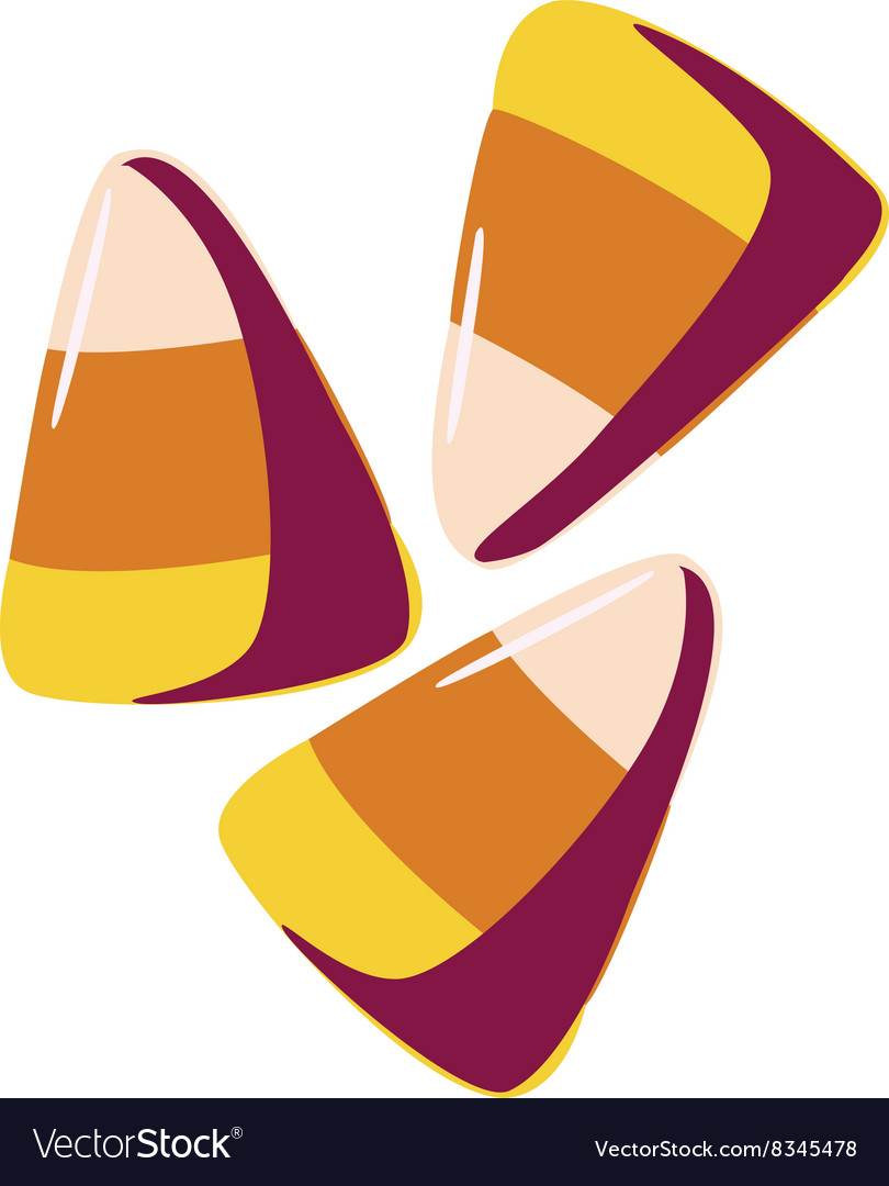 Candy corn Royalty Free Vector Image - VectorStock