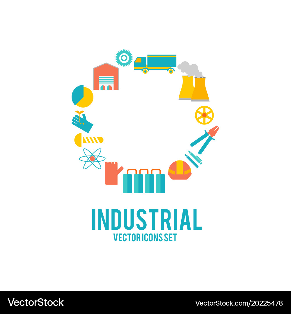 Design decorative icons collection poster Vector Image
