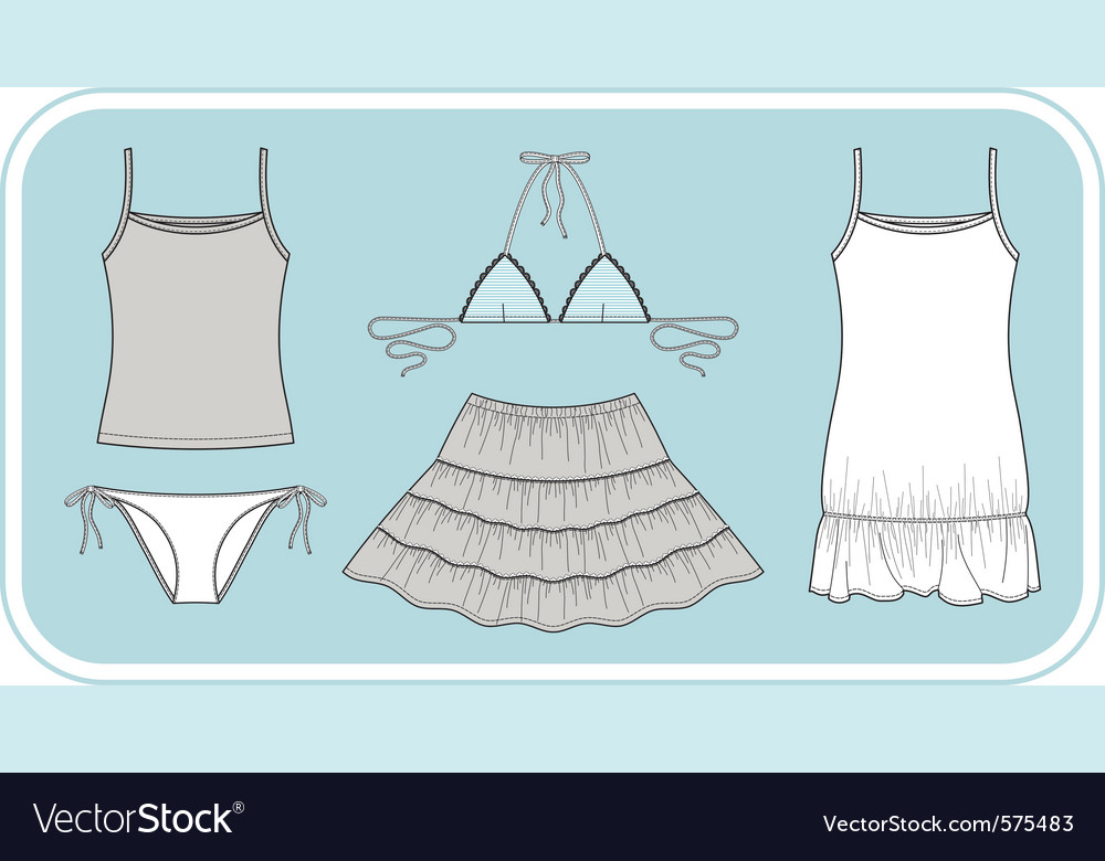 Clothes Royalty Free Vector Image - VectorStock