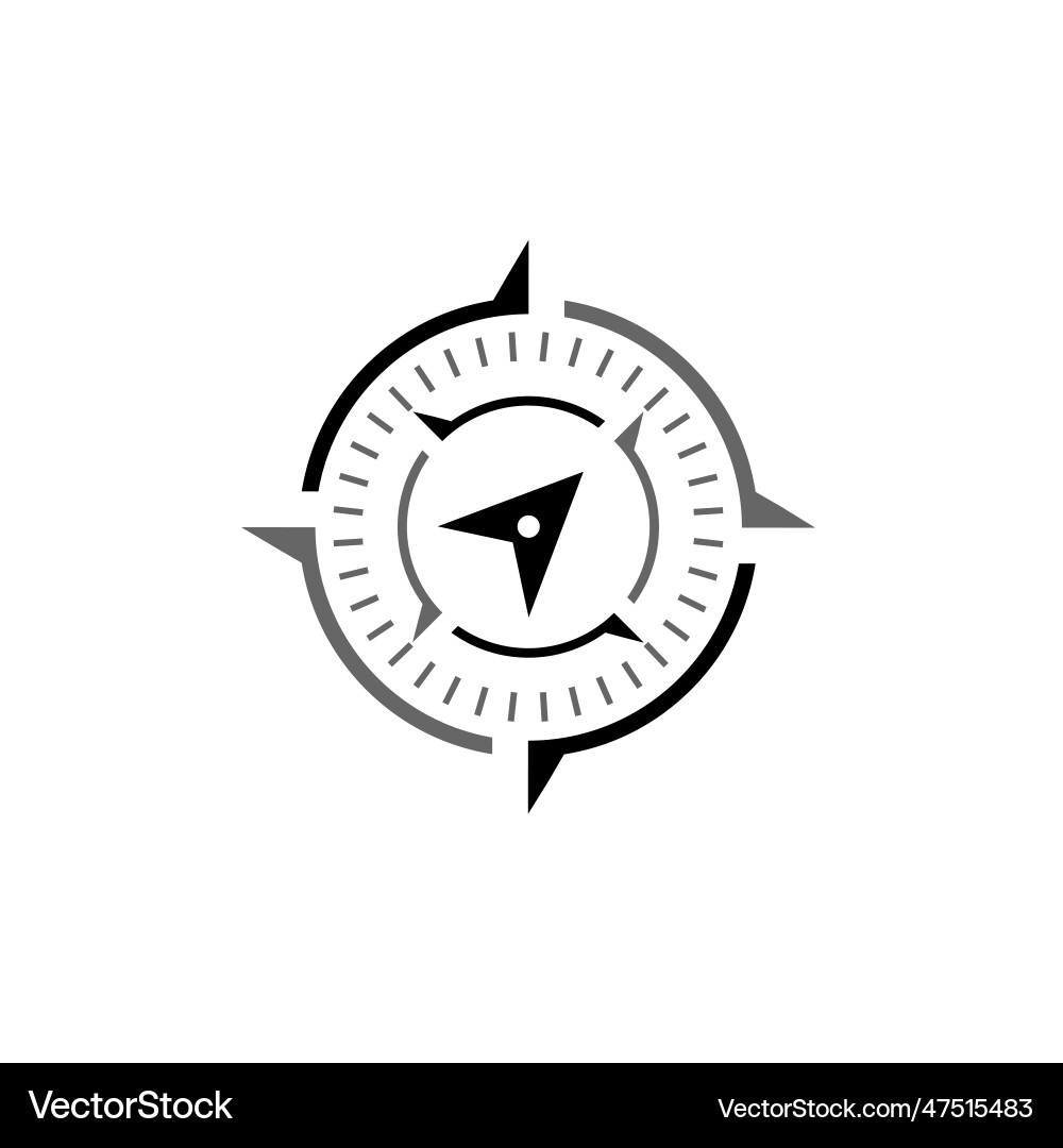 Compass arrow brands modern logo design symbol Vector Image