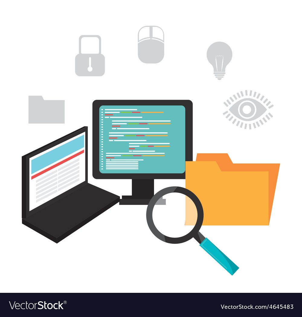 Software design Royalty Free Vector Image - VectorStock