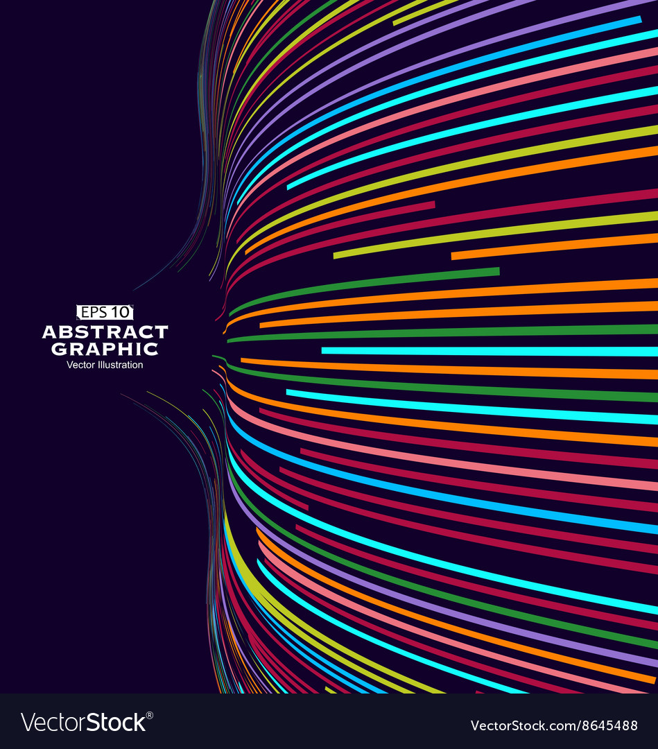 Abstract graphics spring colors Royalty Free Vector Image