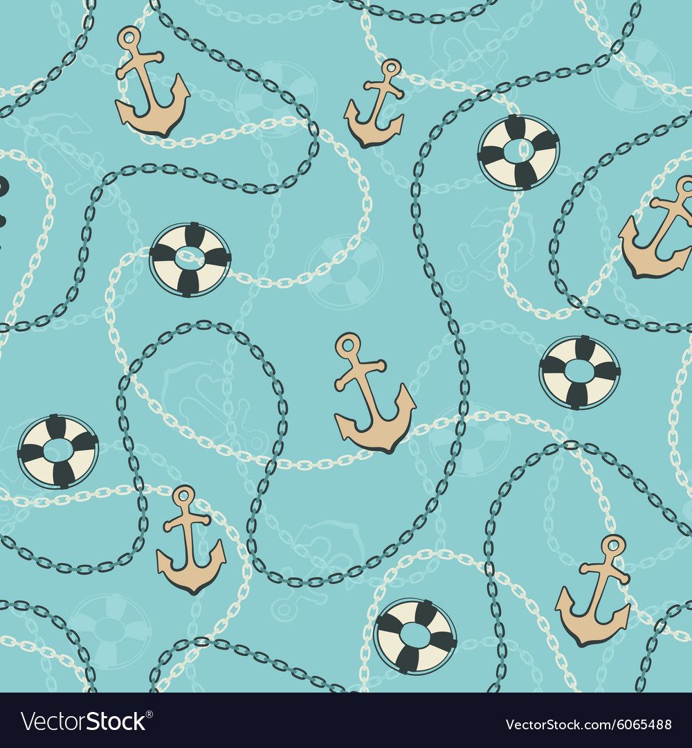 Sailor pattern Royalty Free Vector Image - VectorStock