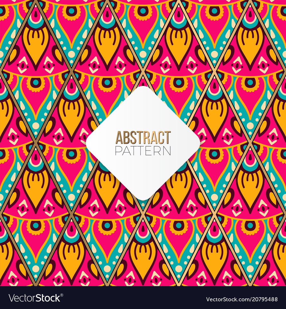 Seamless pattern tile Royalty Free Vector Image