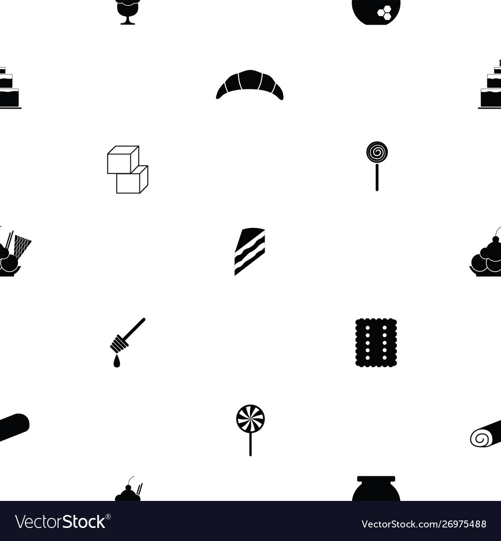 Sweet seamless pattern background icon Royalty Free Vector Sweet seamless pattern background icon Royalty Free Vector