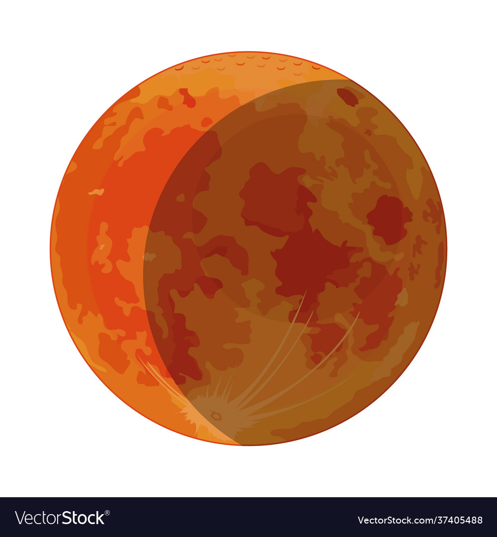 Total eclipse phase Royalty Free Vector Image - VectorStock