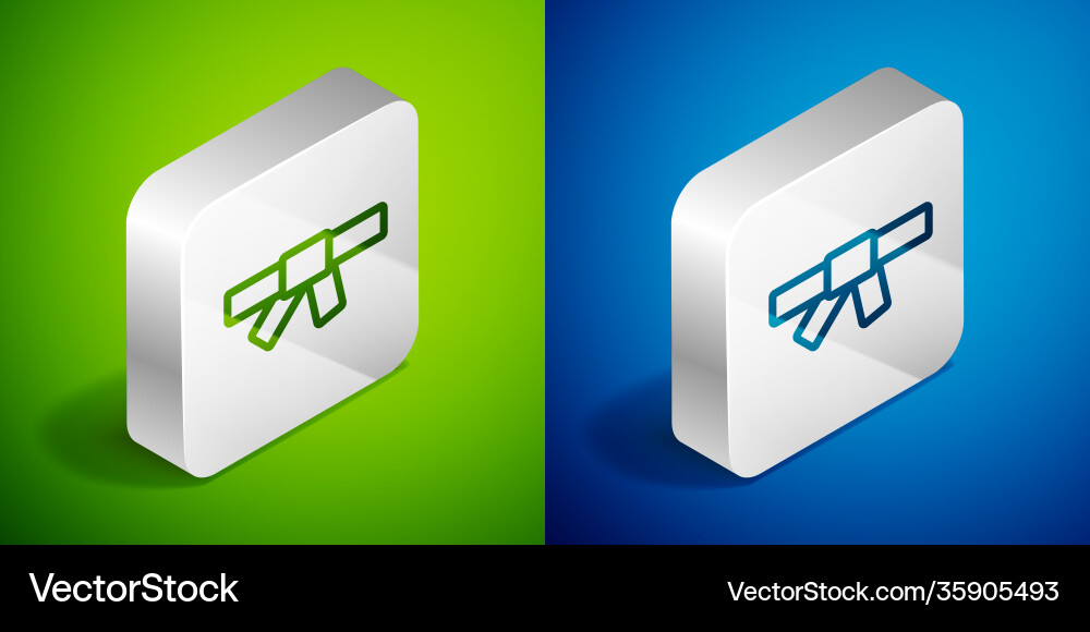 Isometric line black karate belt icon isolated Vector Image