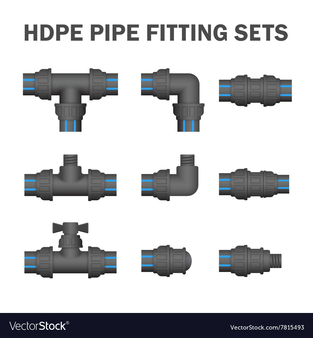 Pipe fitting Royalty Free Vector Image - VectorStock