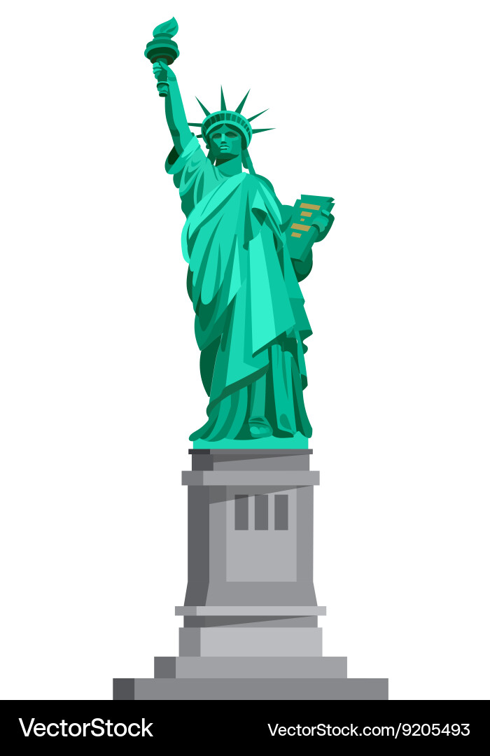 Statue of Liberty USA Royalty Free Vector Image