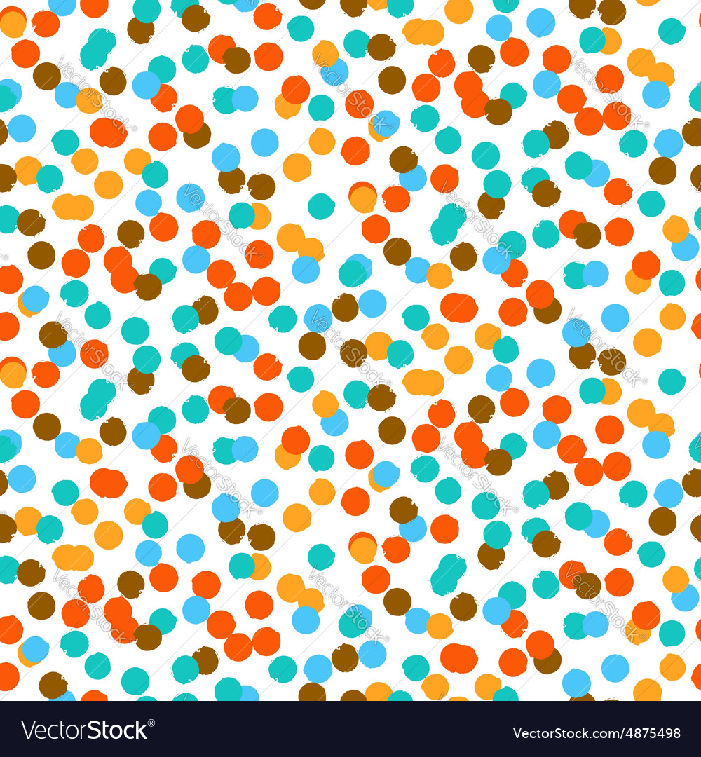 Confetti pattern Royalty Free Vector Image - VectorStock